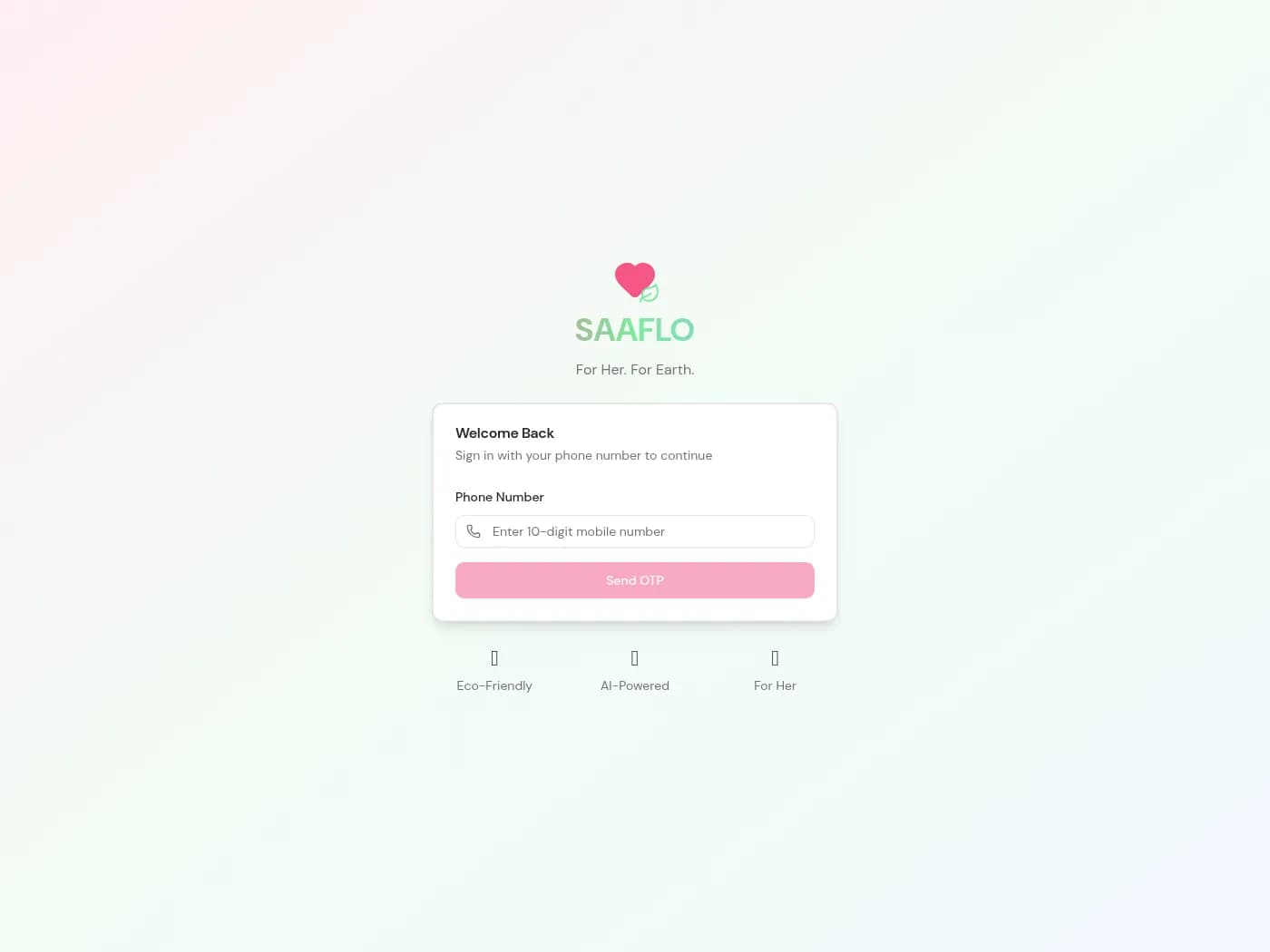 SAAFLO: AI-Powered Sustainable Menstrual Health Ecosystem
