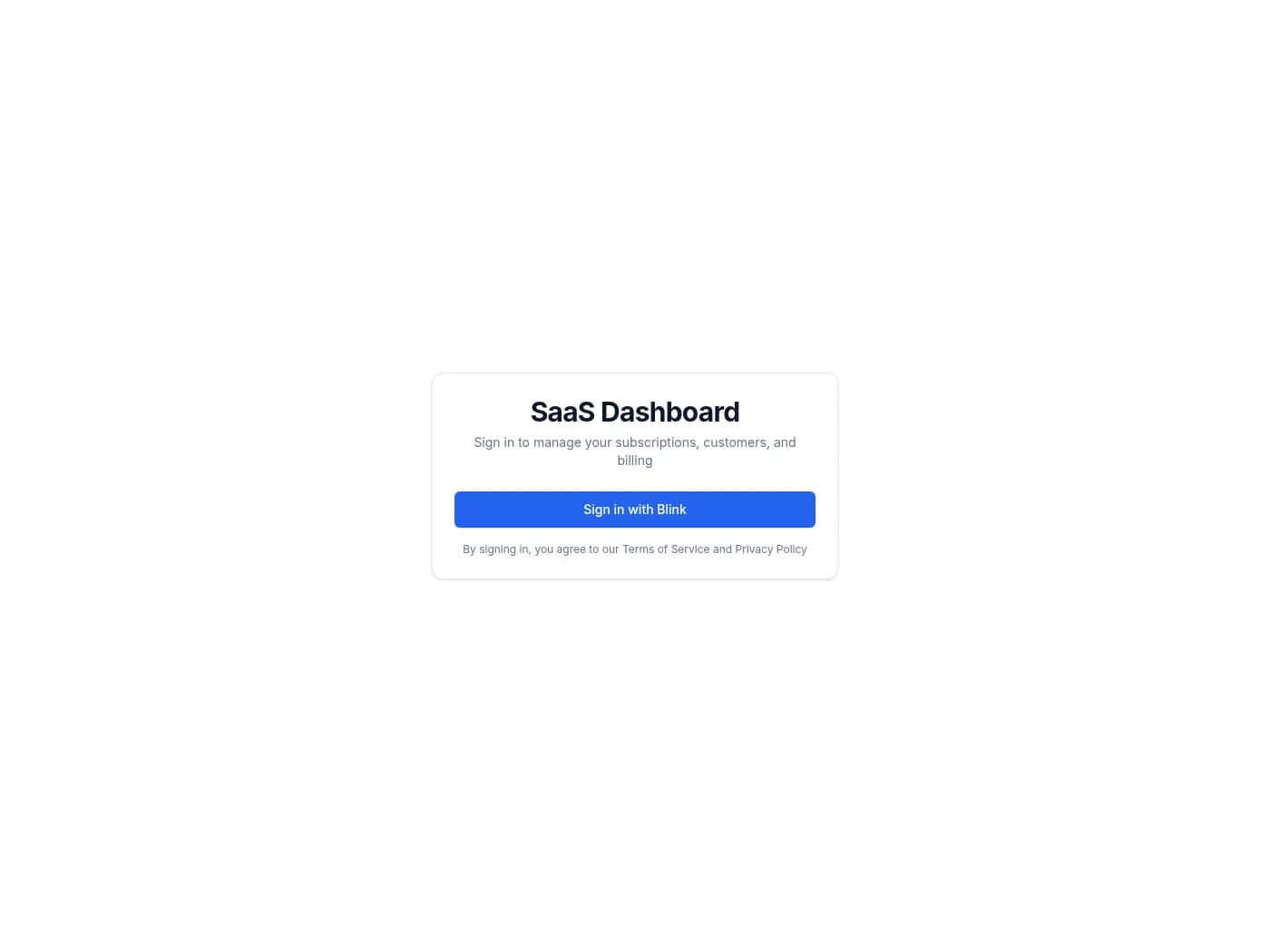 لوحة تحكم SaaS مترابطة مع API للاشتراكات والفوترة الشاملة