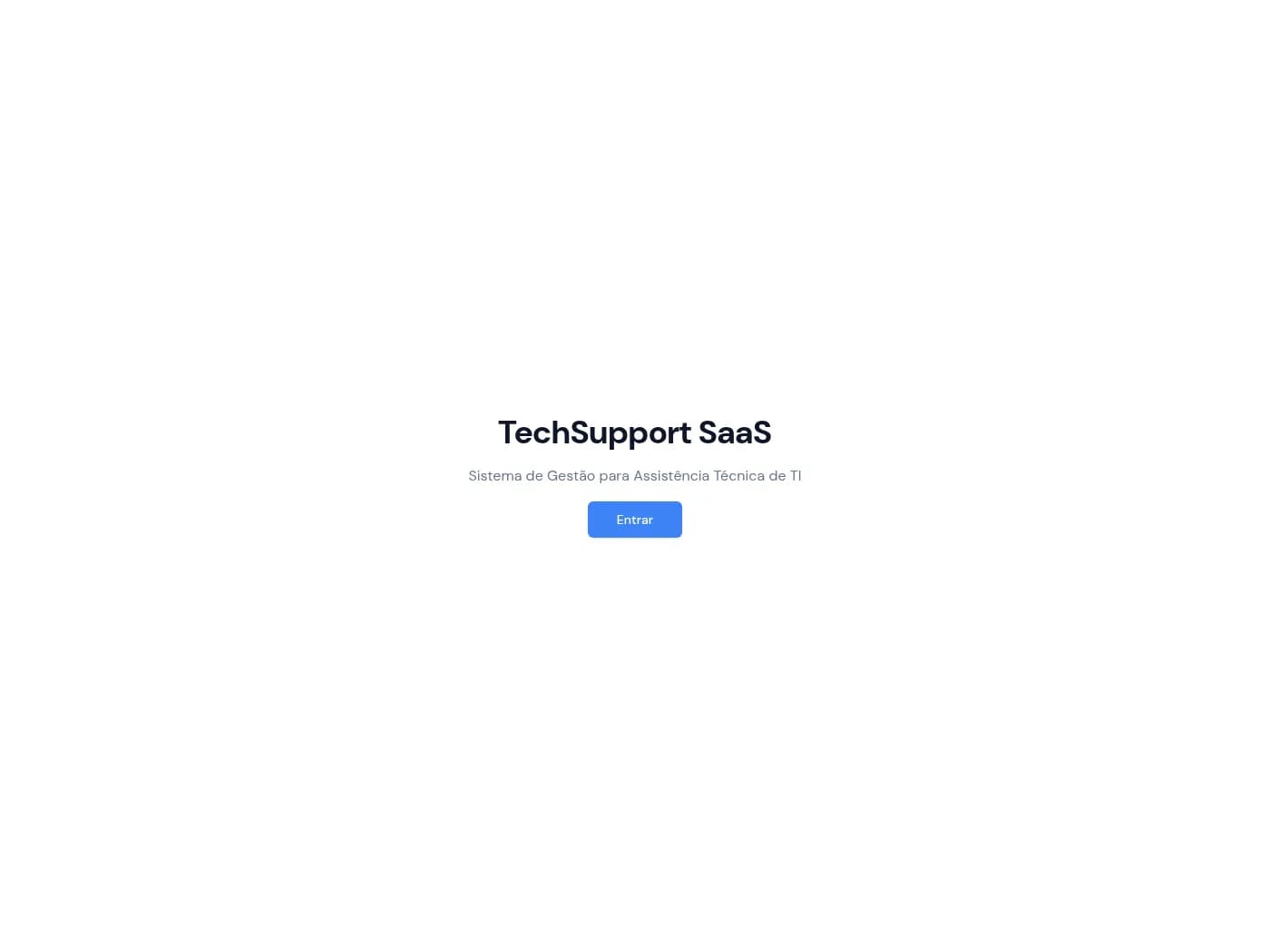 Plataforma SaaS para Assistência Técnica de TI