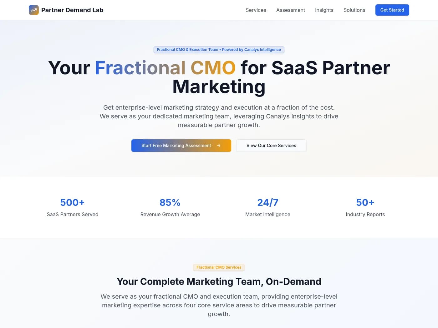 Partner Demand Lab