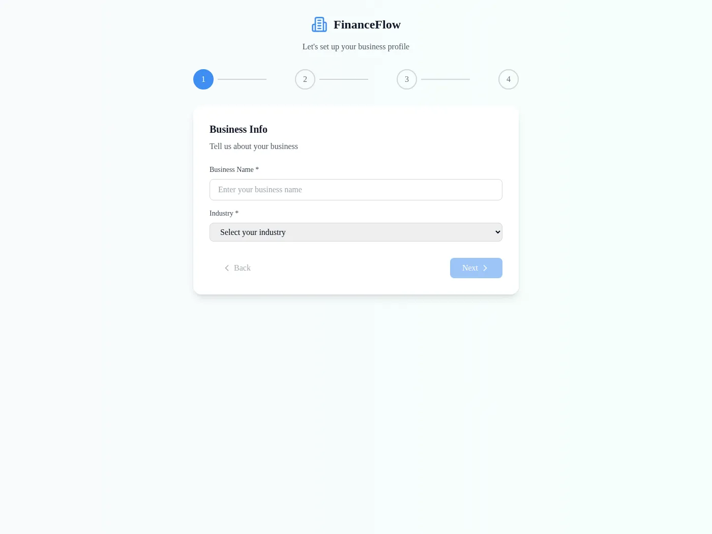 SaaS MVP Finance Manager for Small Businesses and Startups