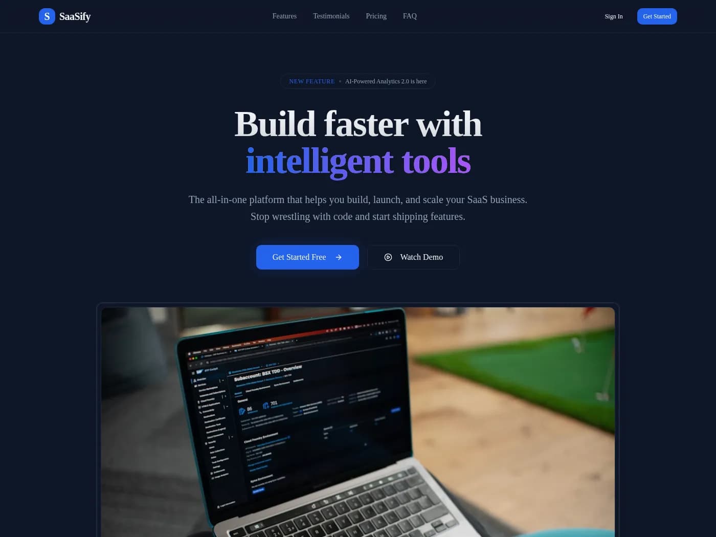 SaaS Landing Page Pro: High-Converting Figma Design Kit