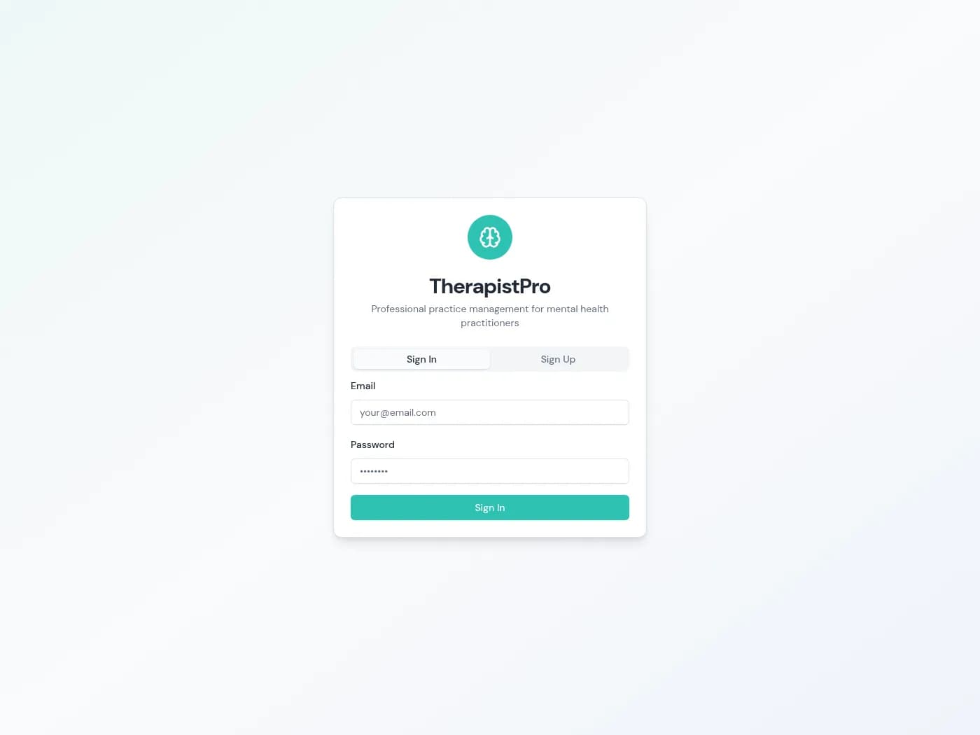 SaaS Platform for South African Mental Health Practitioners