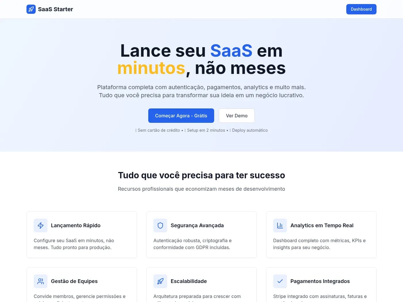 SaaS Starter Platform