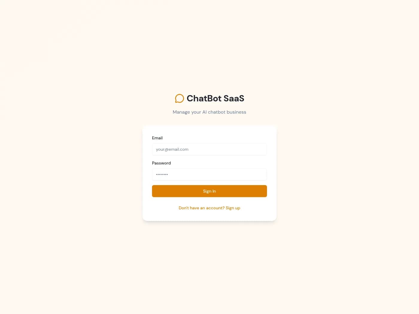 SaaS WhatsApp-Style AI Chatbot for E-commerce