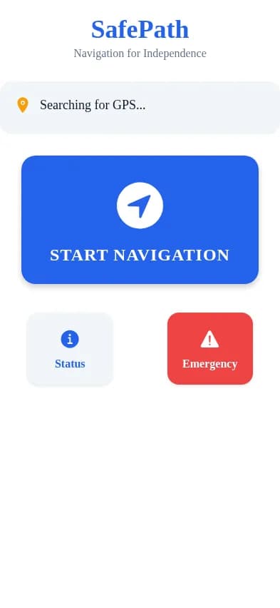 SafePath Mobile App for the Visually Impaired
