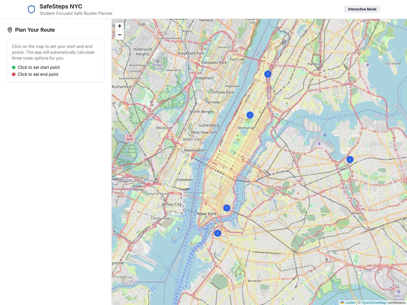 SafeSteps NYC: Student-Focused Safe Routes & Accessibility Planner for NYC Schools