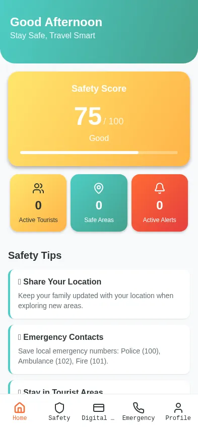 SafeTour: AI & Blockchain-Powered Tourist Safety Platform