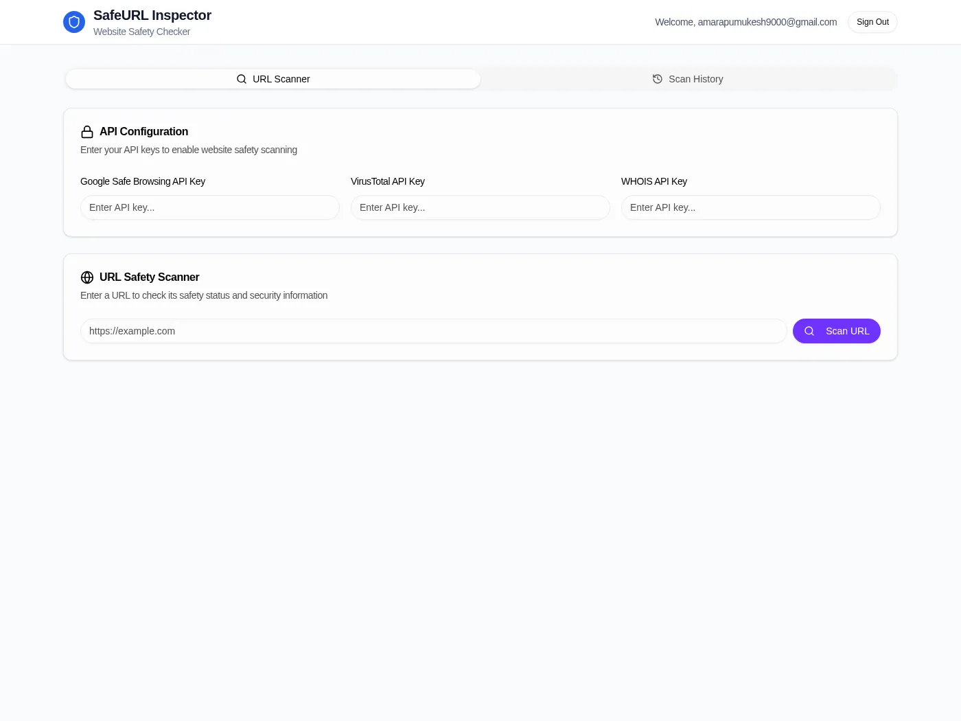 SafeURL Inspector: All-in-One Website Safety Checker