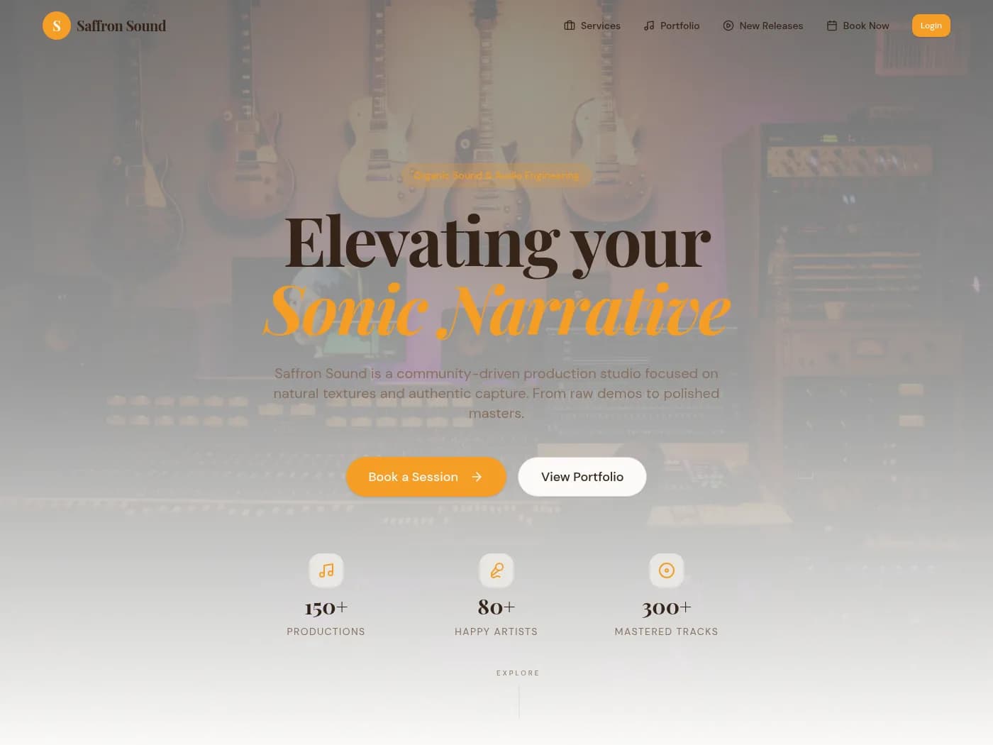 Saffron Sound Studio Site