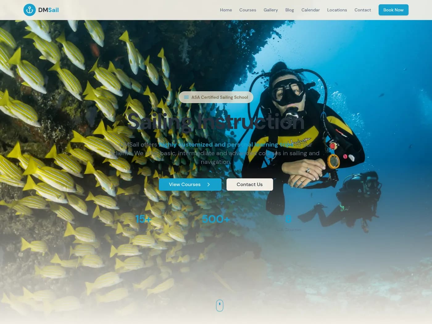Sailing Company Media-Rich Web Experience