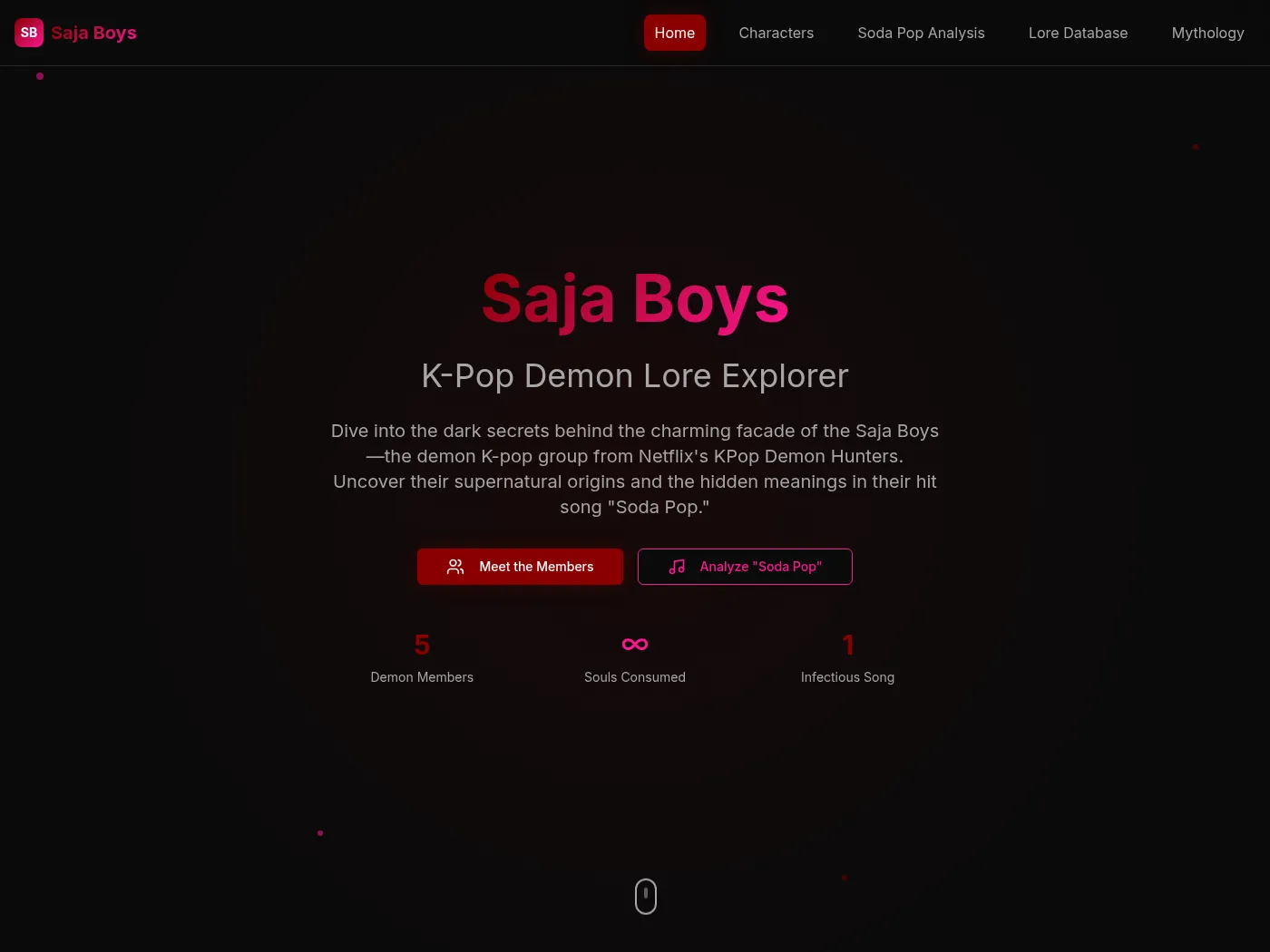 Saja Boys: K-Pop Demon Antagonists Database & Lore Explorer