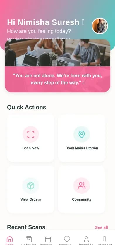 Sakhi — Prosthetic Companion App for Post-Mastectomy Women