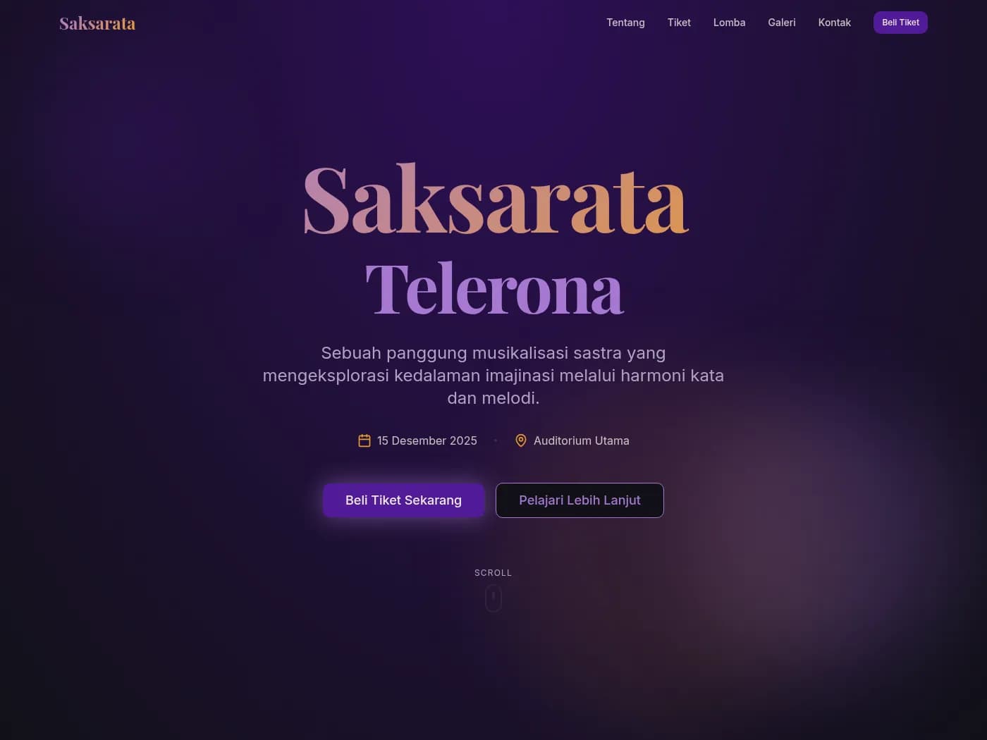 Saksarata: Telerona – Digital Experiential Stage for a Musicaliteracy Event