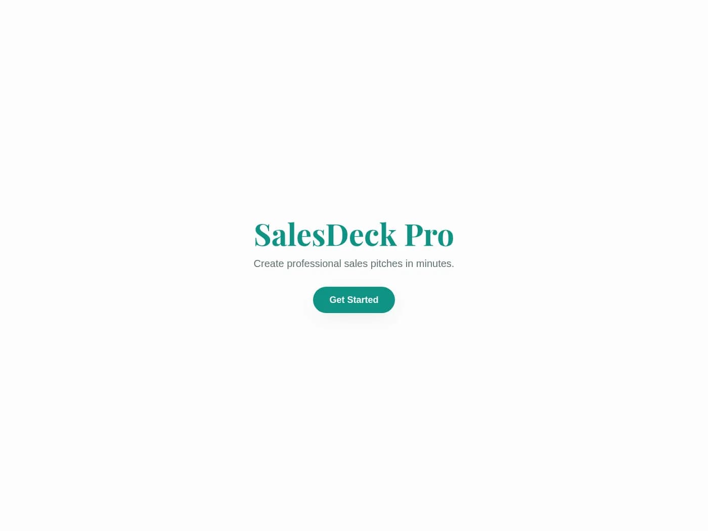 SalesDeck Pro