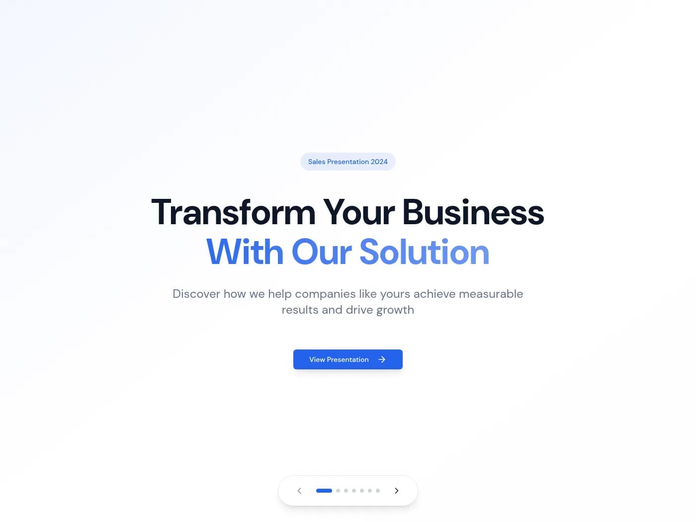 Sales Pitch Deck Builder