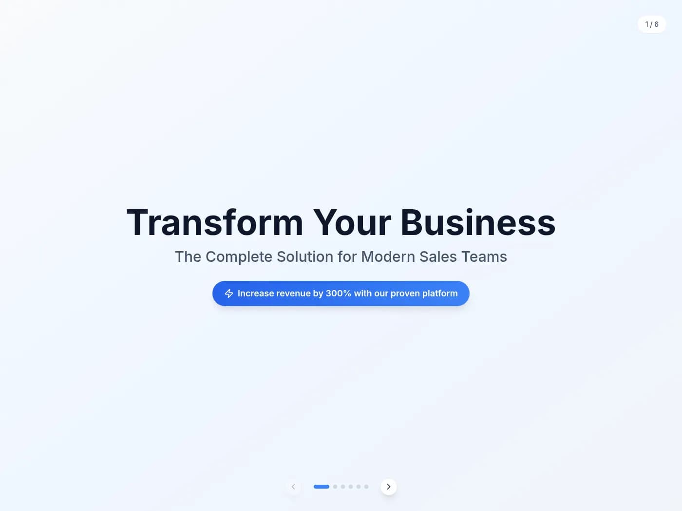 Sales Pitch Presentation Builder
