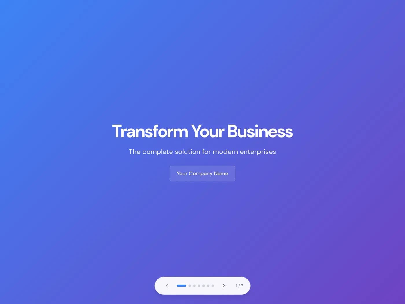 Sales Pitch Presentation Builder