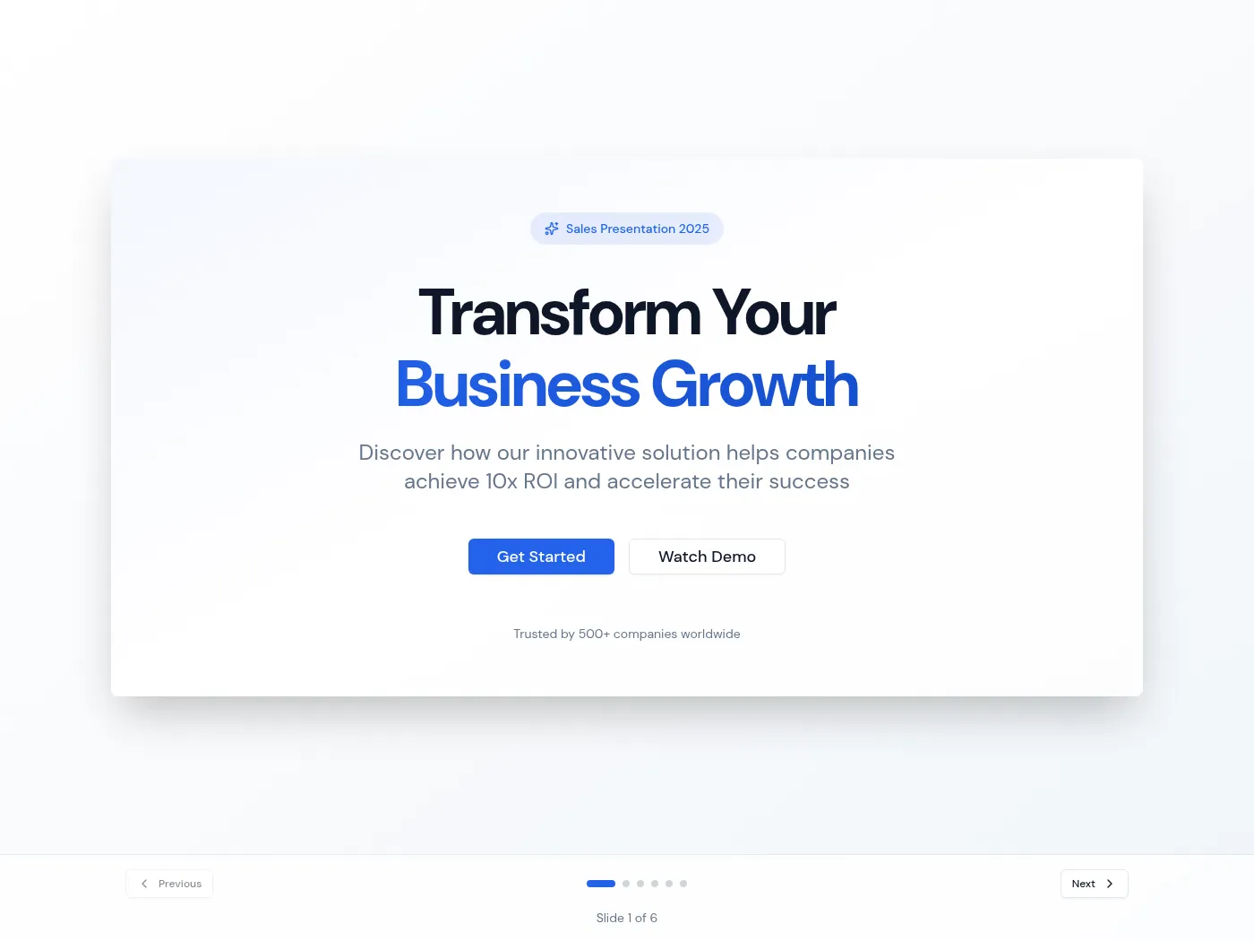 Ultimate Sales Pitch Presentation Builder
