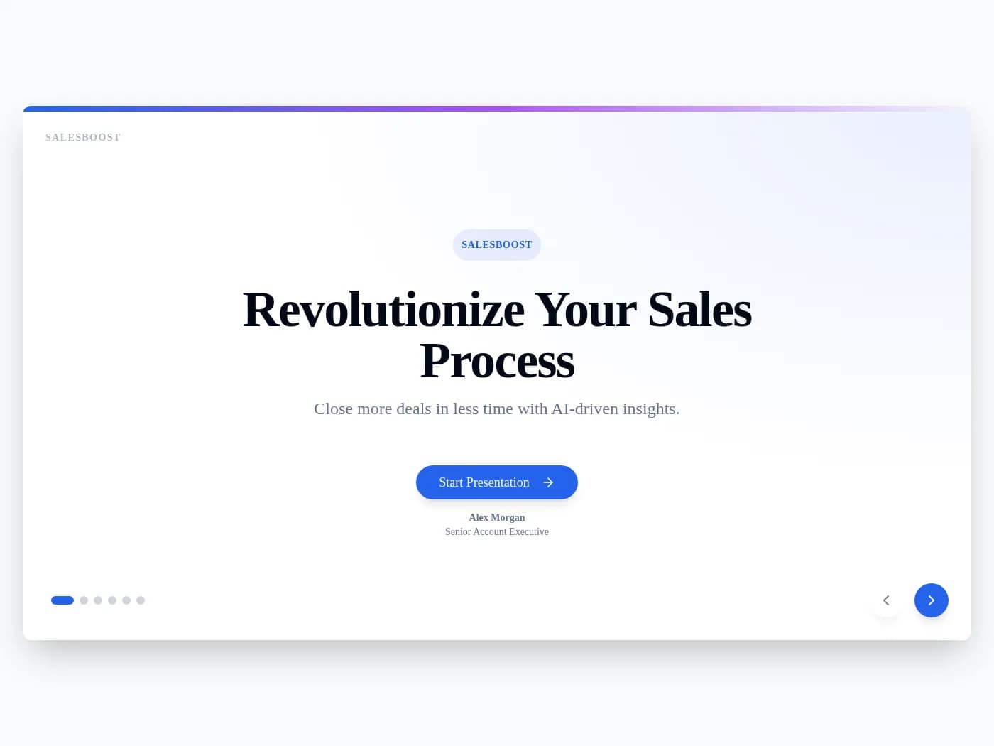 Sales Pitch Deck Presentation Tool