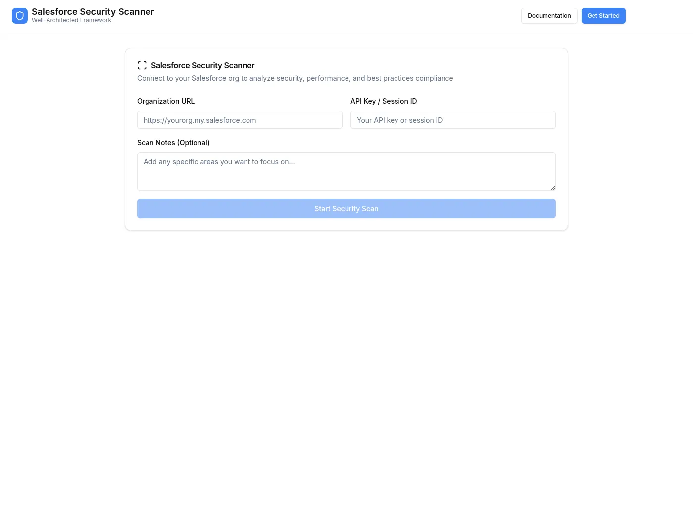 Salesforce Security and Best Practices Scanner