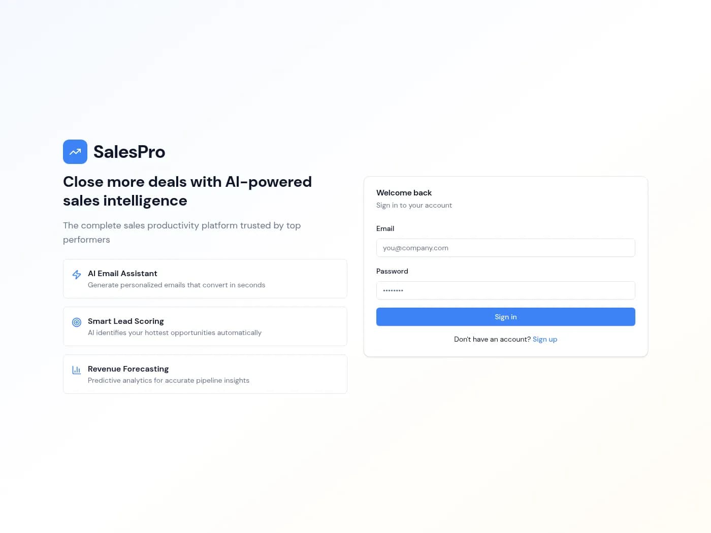 SalesPro Self-Contained Deal-Closing App