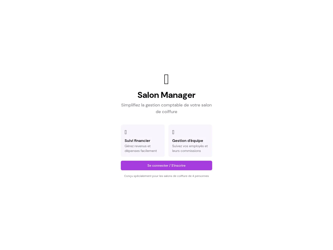 Simple Salon Accounting Manager
