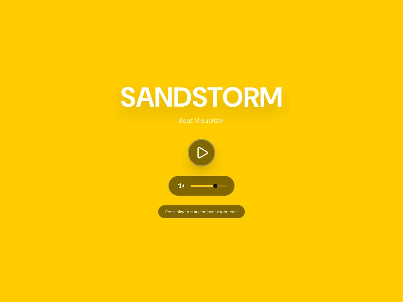 Sandstorm Beat Visualizer