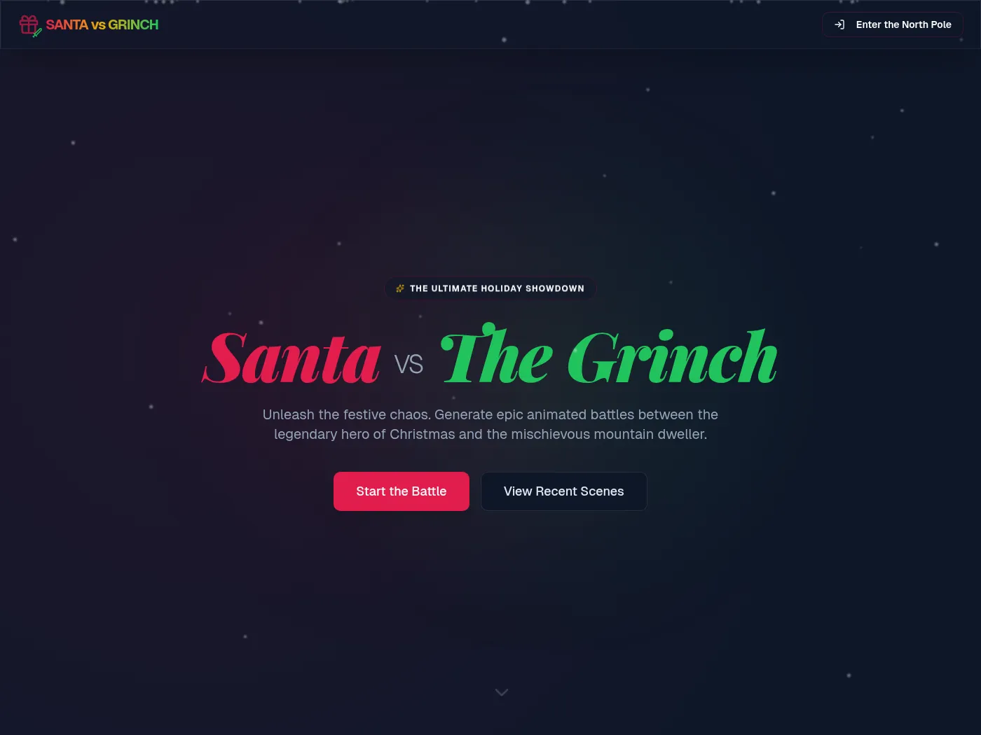 Santa vs The Grinch Animated Video Project