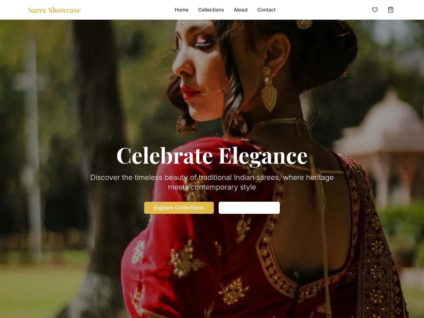 Saree Showcase Website