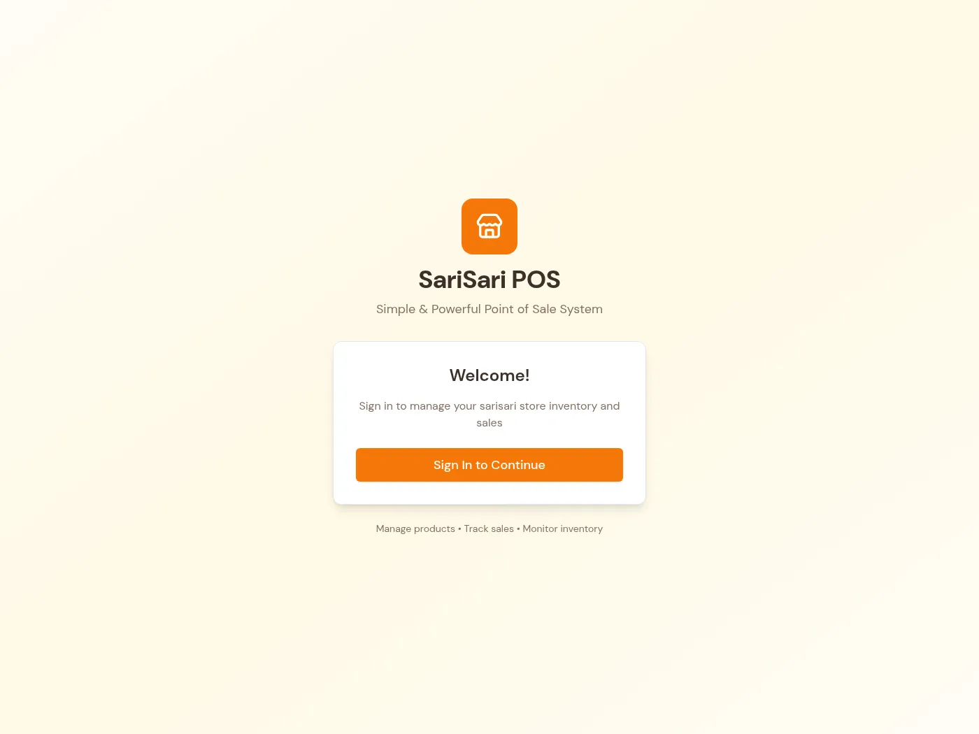 SariSari POS System
