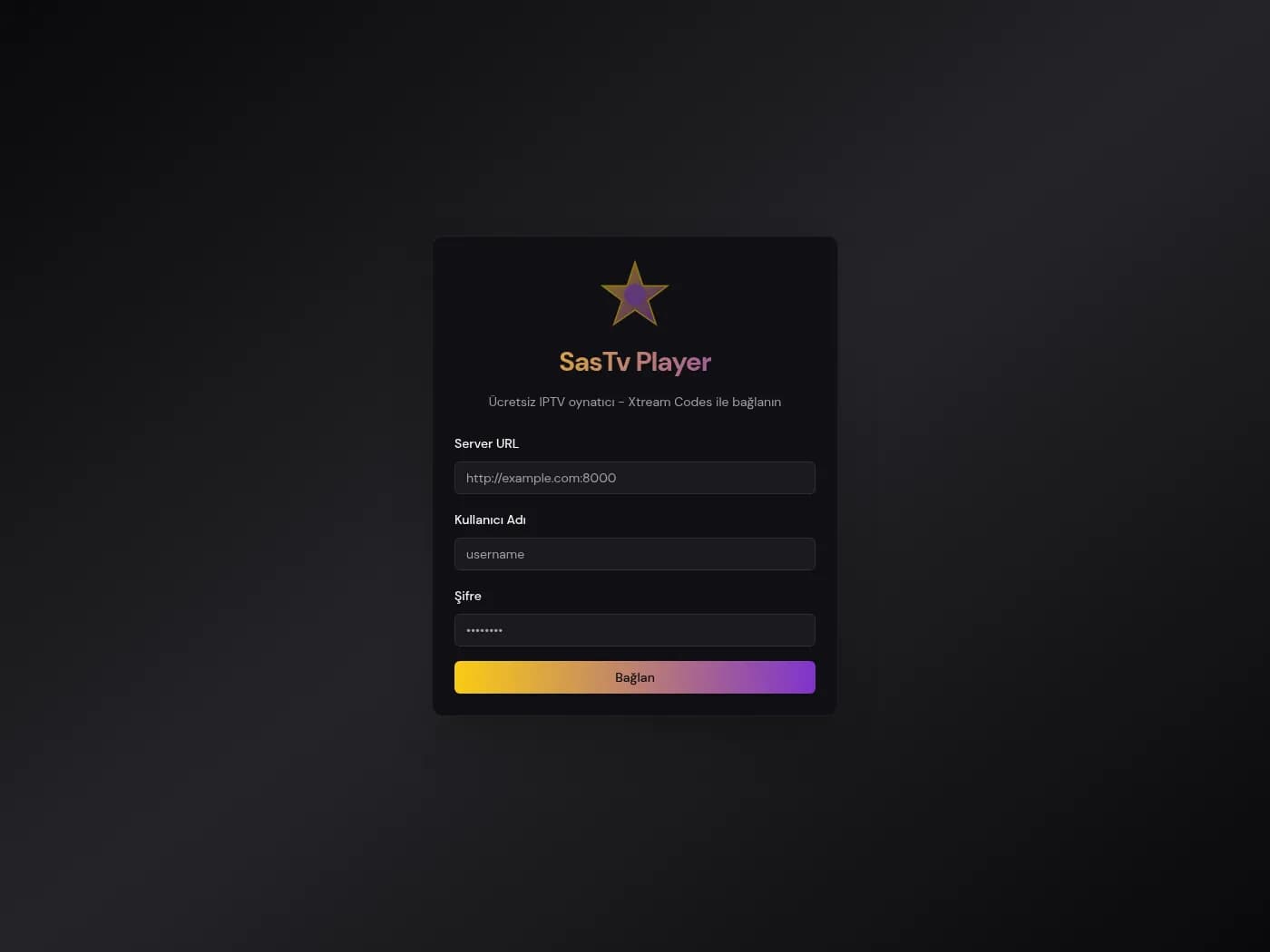SasTv Player - Custom IPTV Streaming App