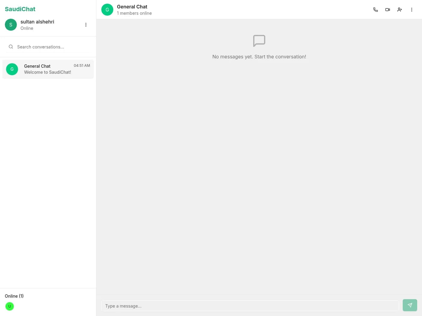 SaudiChat - Seamless Messaging Inspired by WhatsApp