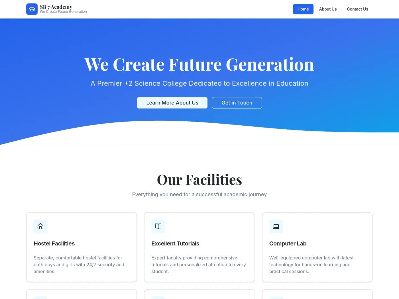 SB 7 Academy Official Website for Future Leaders