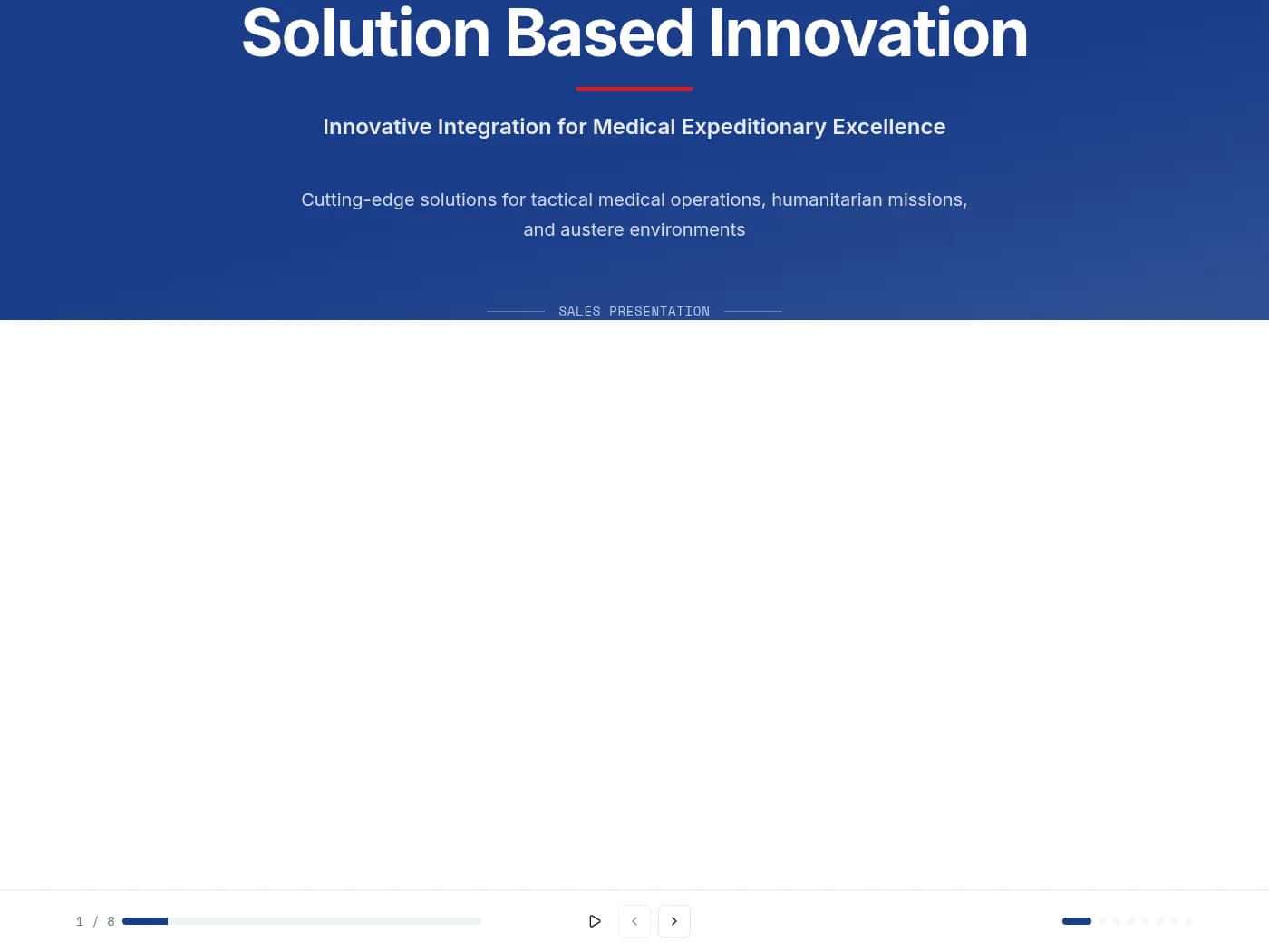 Sales Pitch Presentation Builder for SBIVA