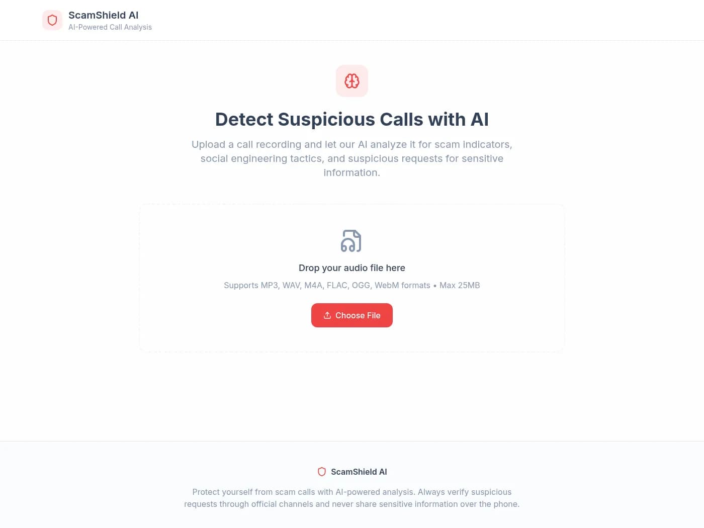 ScamShield AI: Detect Suspicious Calls with Real-Time Audio Analysis