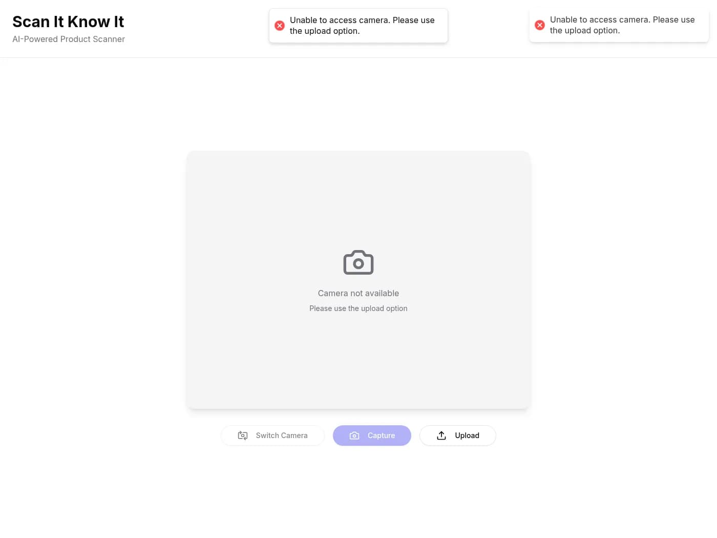 Scan It Know It – AI-Powered Product Scanner & Analyzer