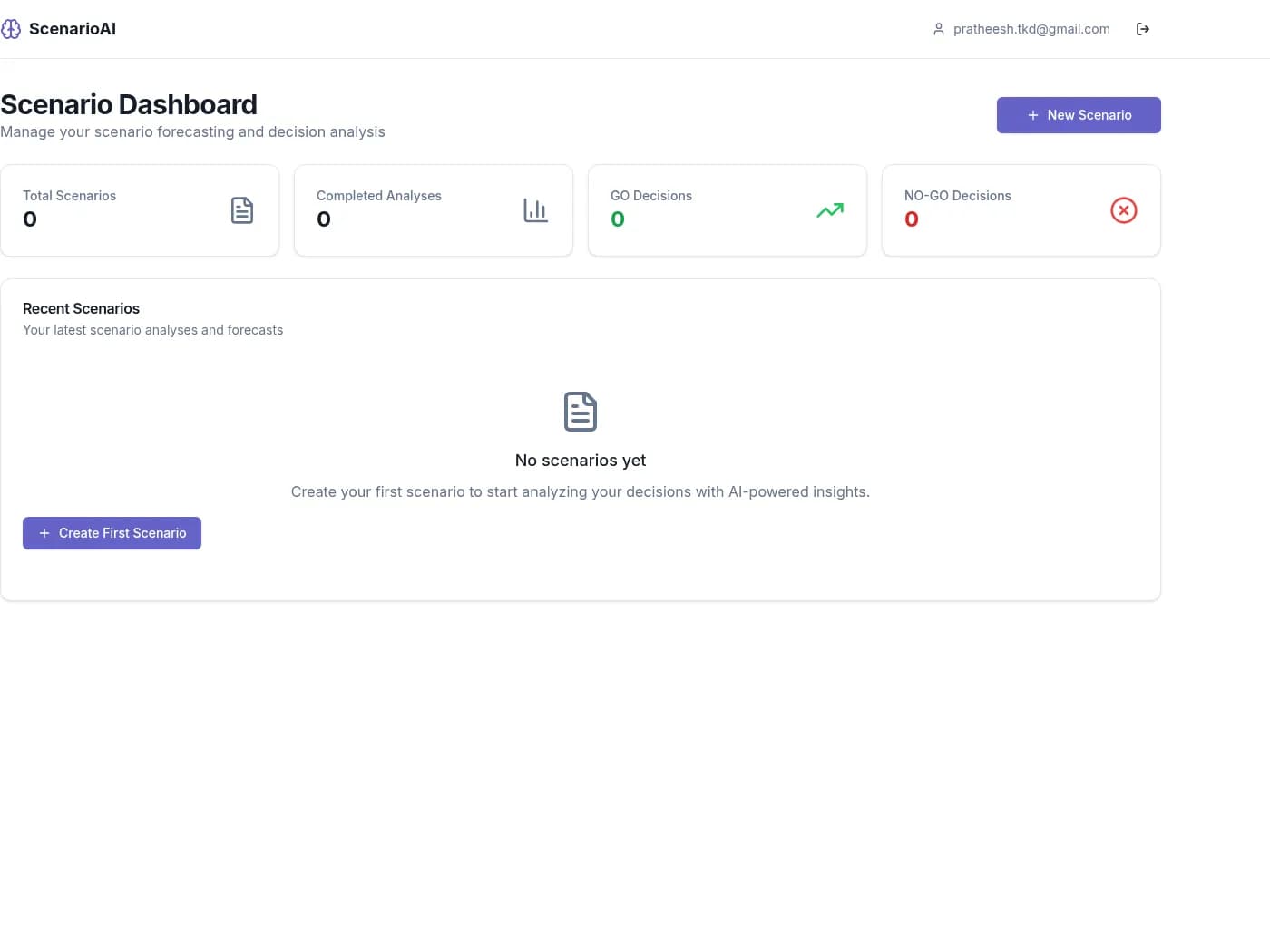 Scenario Forecasting and Decision Platform