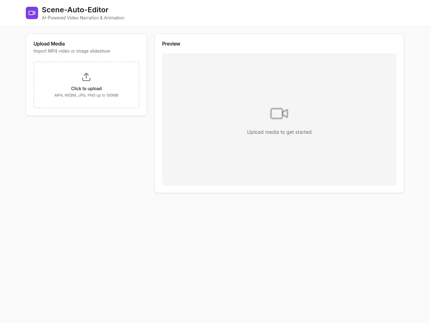 Scene-Auto-Editor: AI-Powered Video Narration & Animation Tool