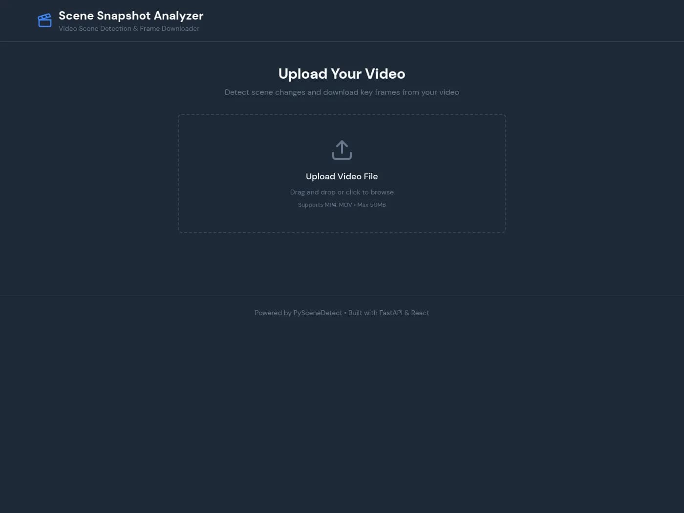 Scene Snapshot Analyzer: Video Scene Detection & Frame Downloader