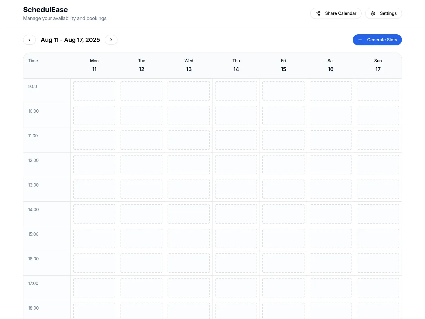 SchedulEase: Modern Calendly-Style Scheduler