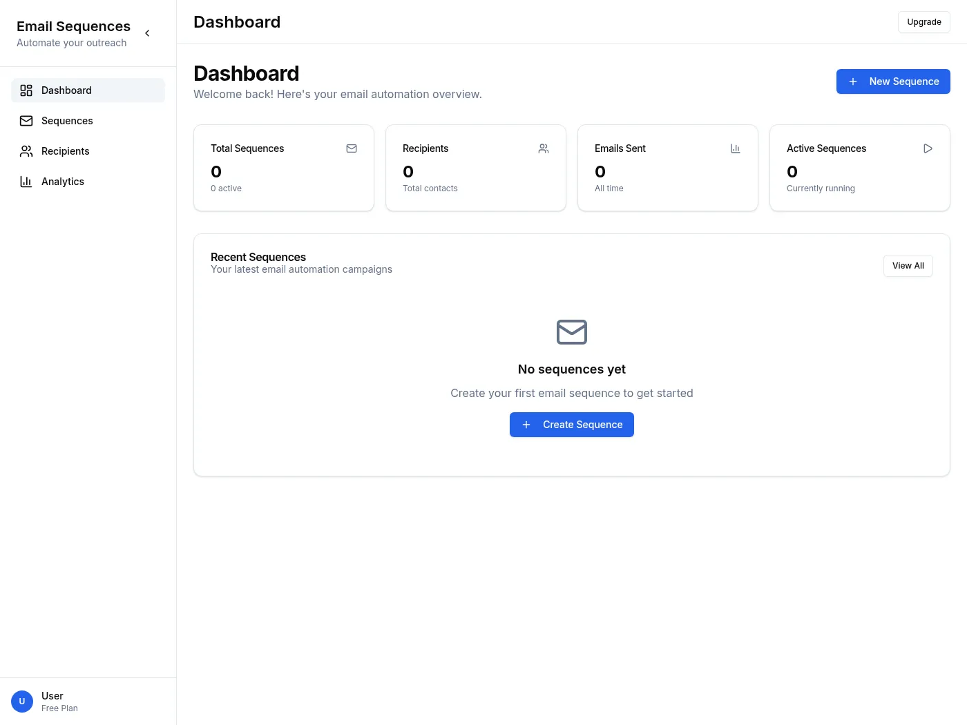 Scheduled Email Sequence Builder