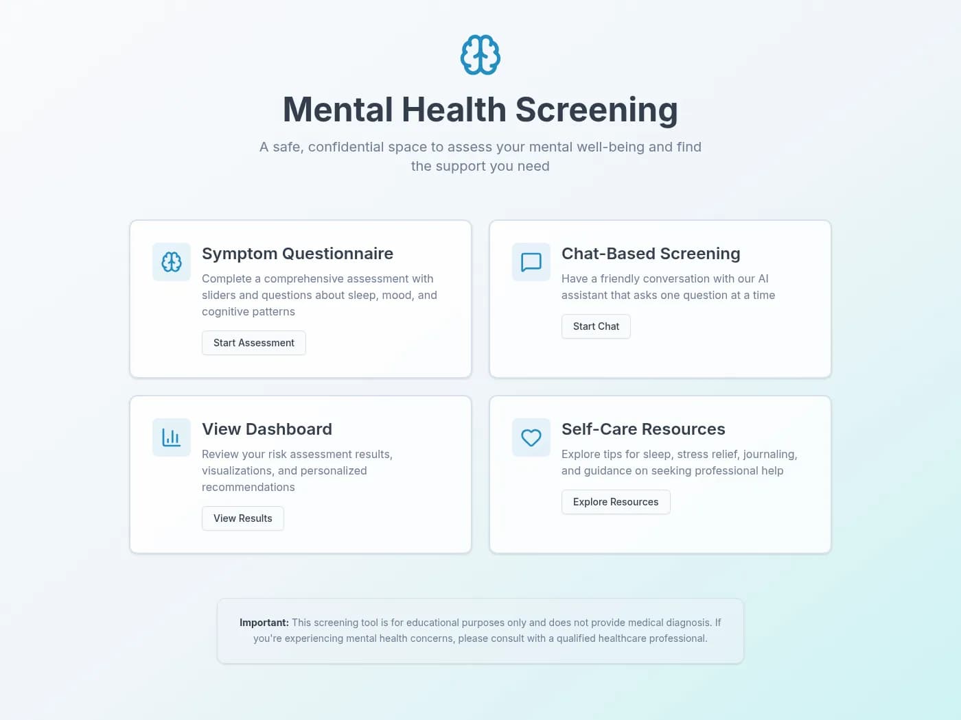 Schizophrenia Risk Prediction Frontend Suite