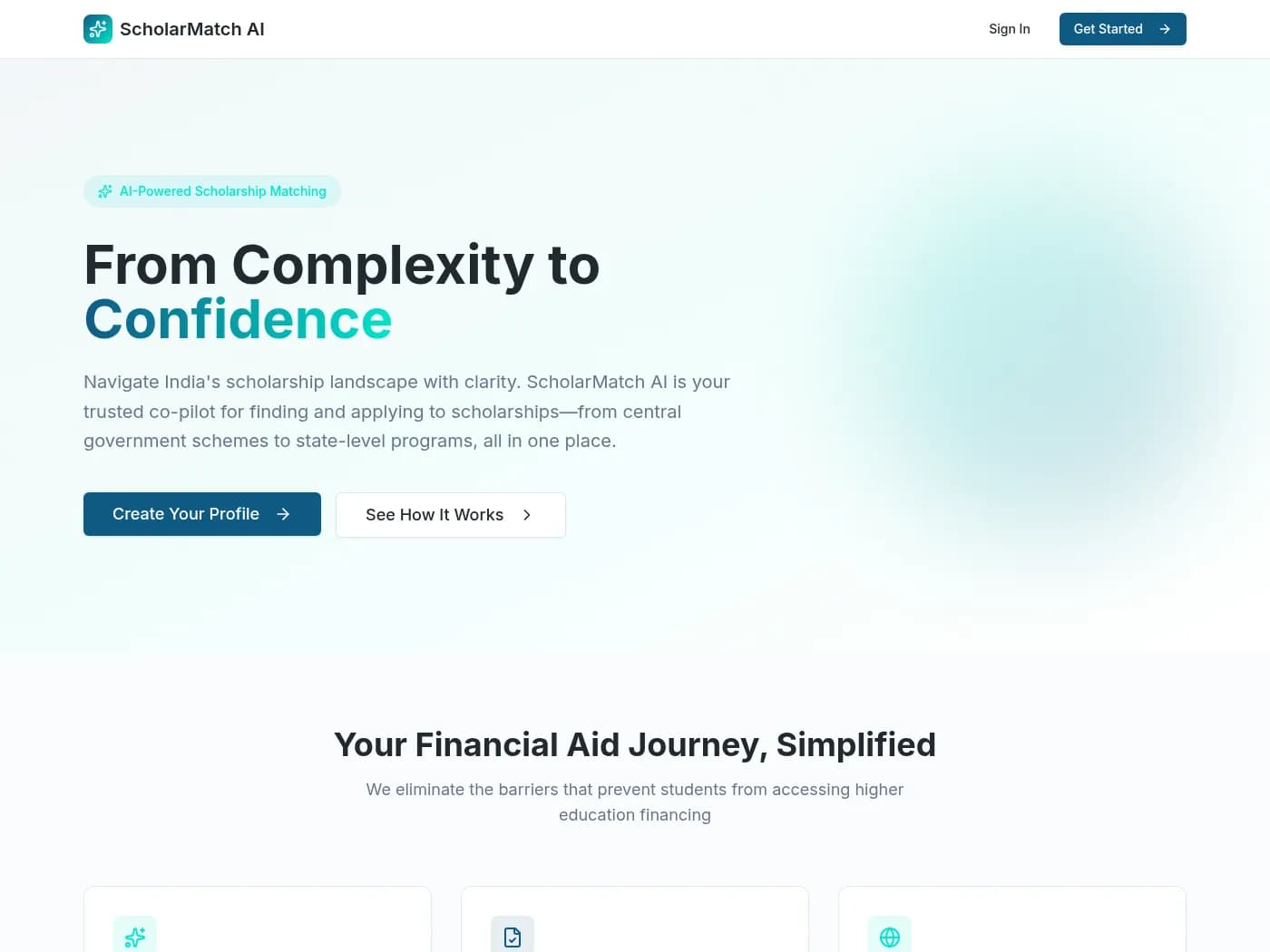 ScholarMatch AI: Financial Aid Portal with AI Co-Pilot and Multilingual Support
