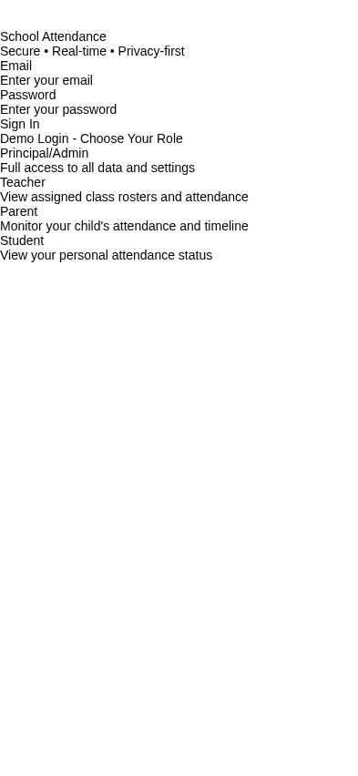 School Attendance Mobile Suite with RFID Gate Integration