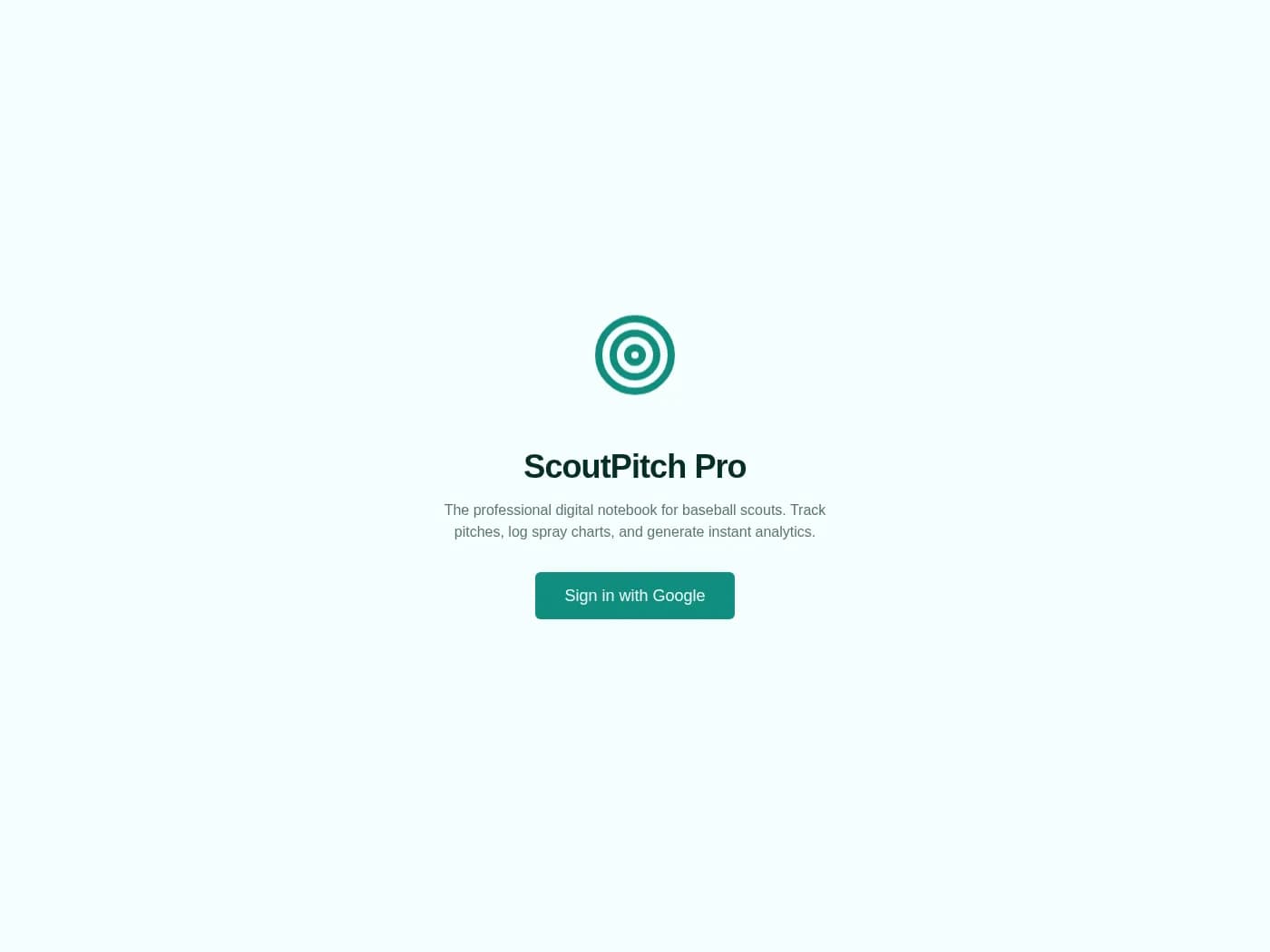 ProScout Pitch Tracker