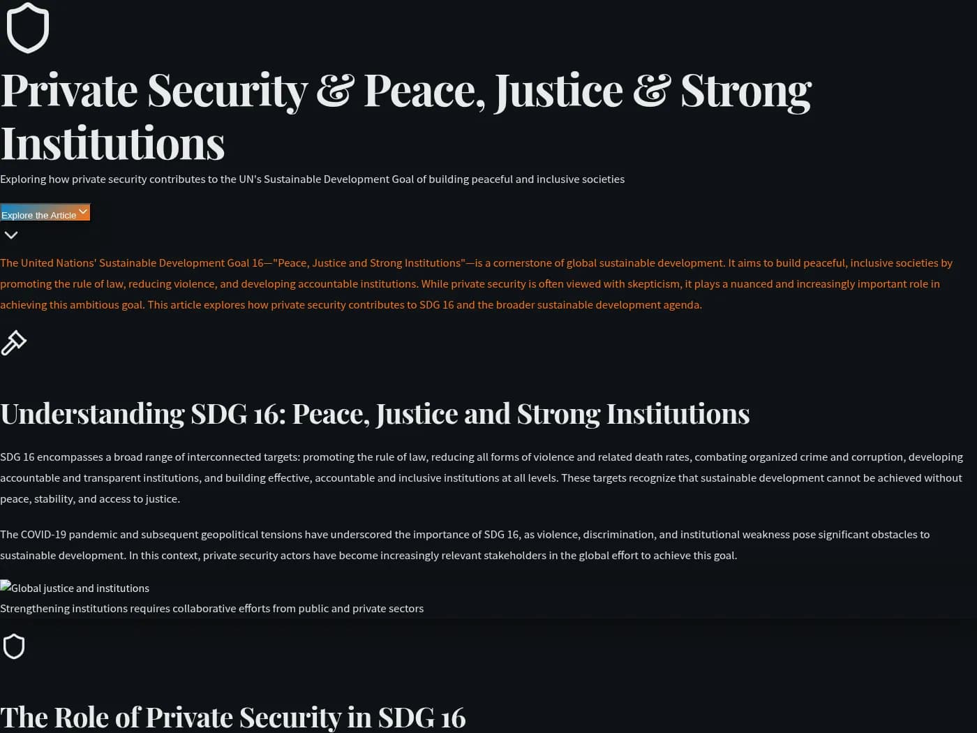 SDG Security Insights