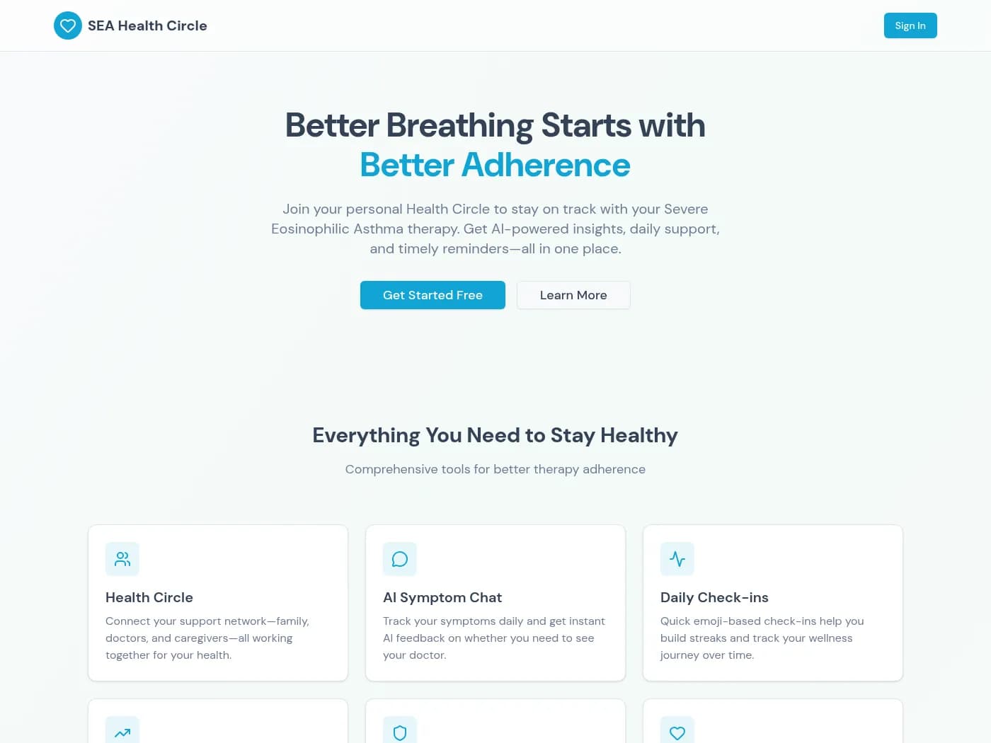 SEA Health Circle: Patient Adherence & Engagement Platform