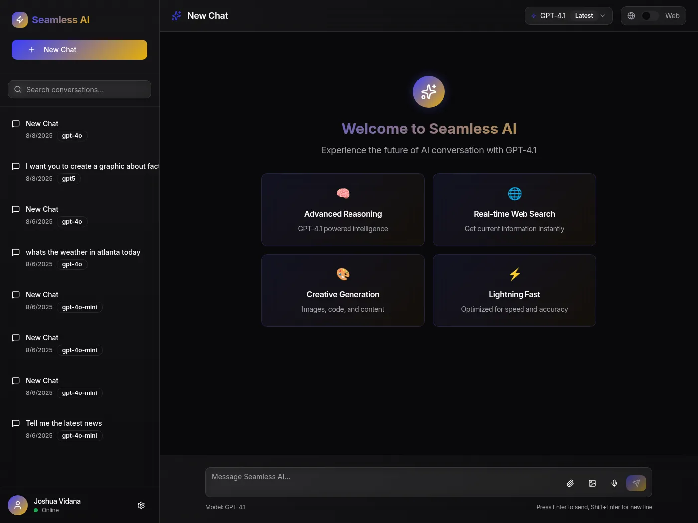 Seamless AI Chat Superapp