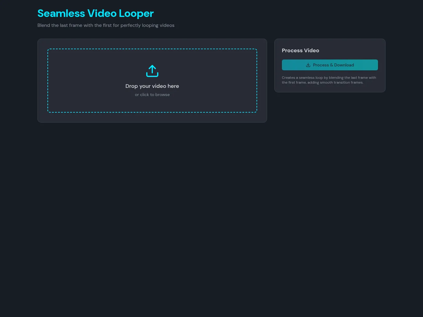 Seamless Video Looper